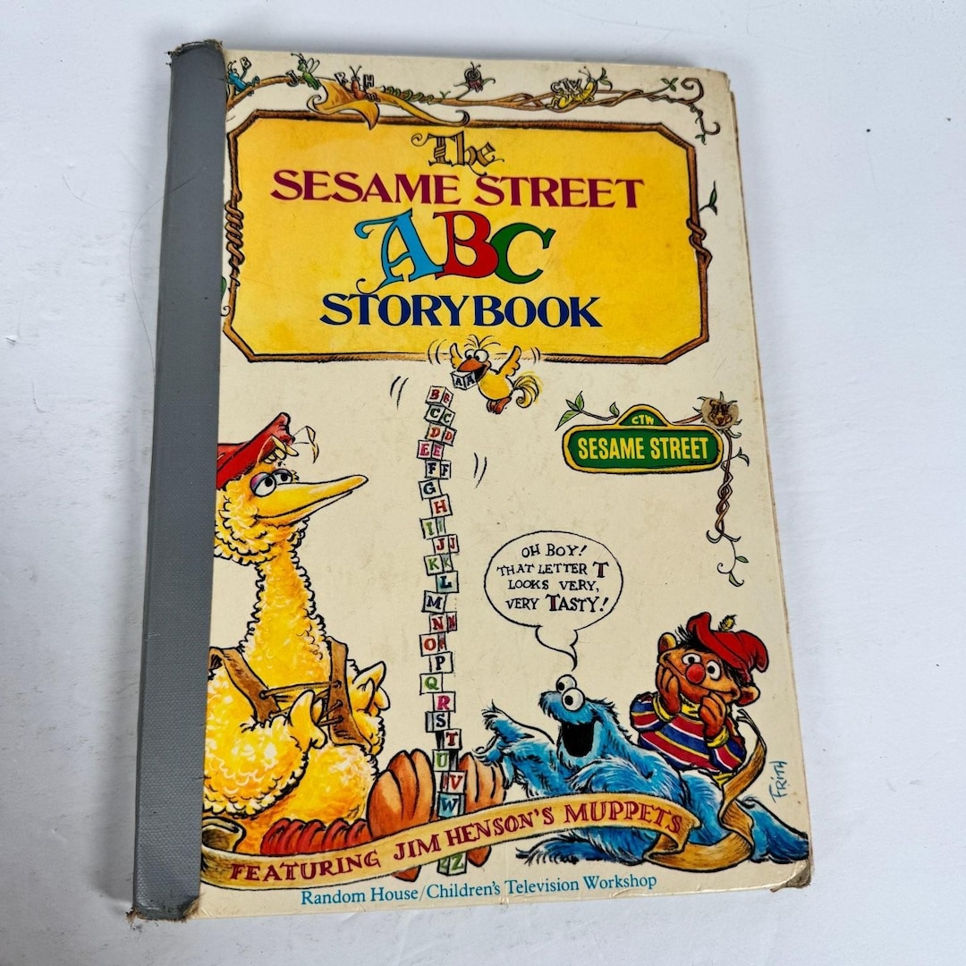 Sesame Street ABC Storybook Jim Henson's Muppets 1974 Children's Random ...