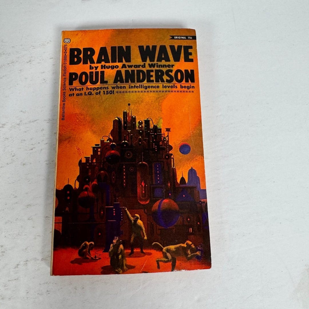 Brain Wave Poul Anderson 1970 3rd Printing Sci-fi Ballantine Books - Etsy