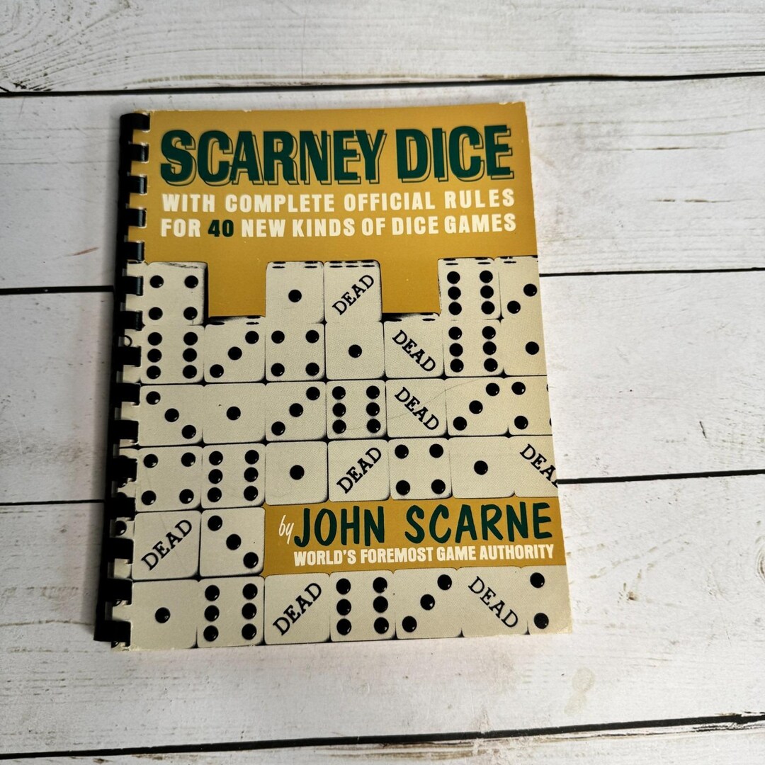 Scarney Dice A New Era in Dice Game Book by John Scarne 1969 Spiral ...