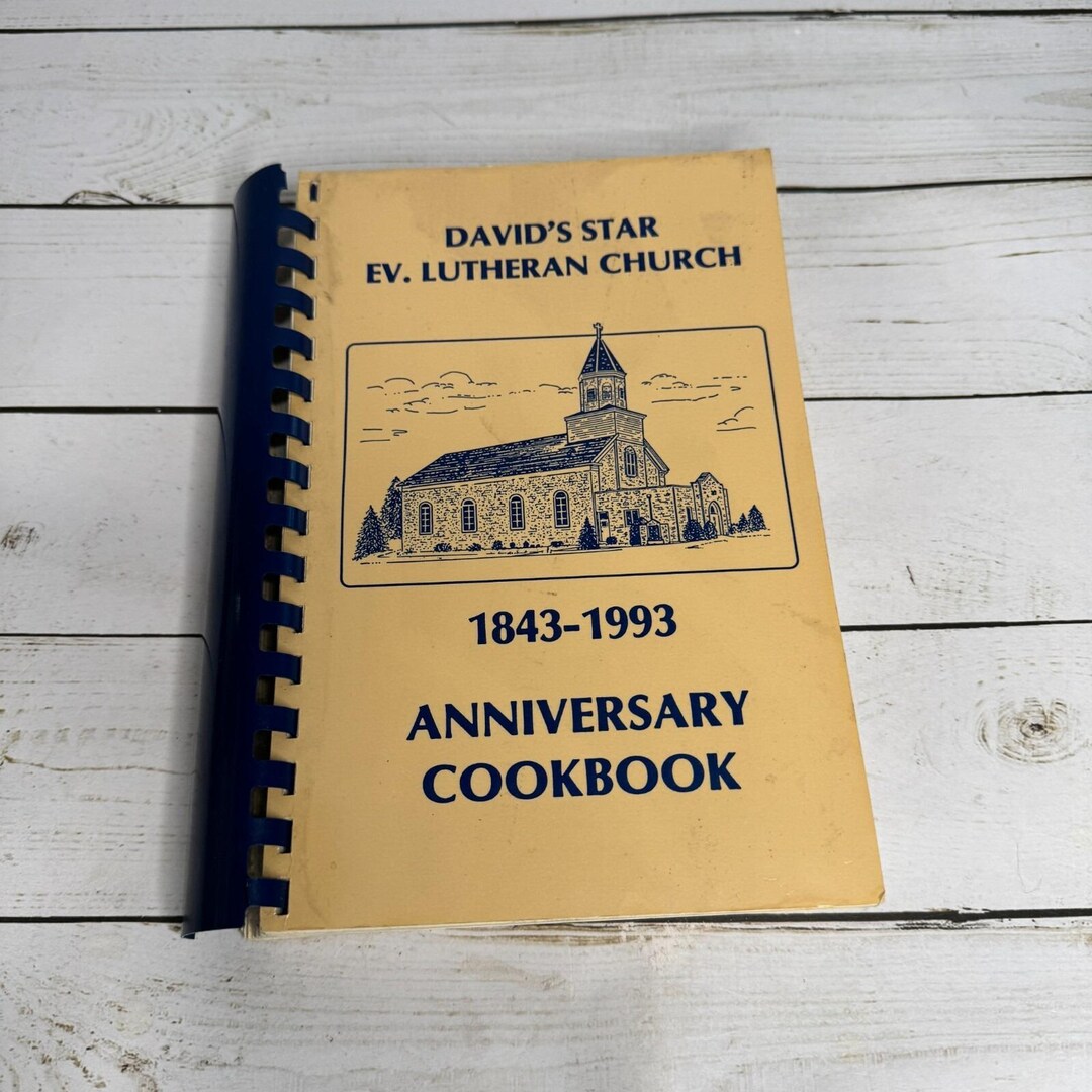 David's Star Ev Lutheran Church 1843-1993 Anniversary Cookbook Jackson ...