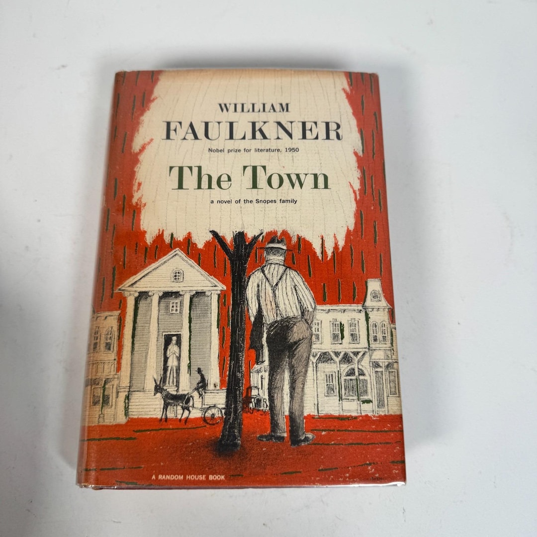 The Town by William Faulkner • First Printing 1957 • Vintage Hardcover ...