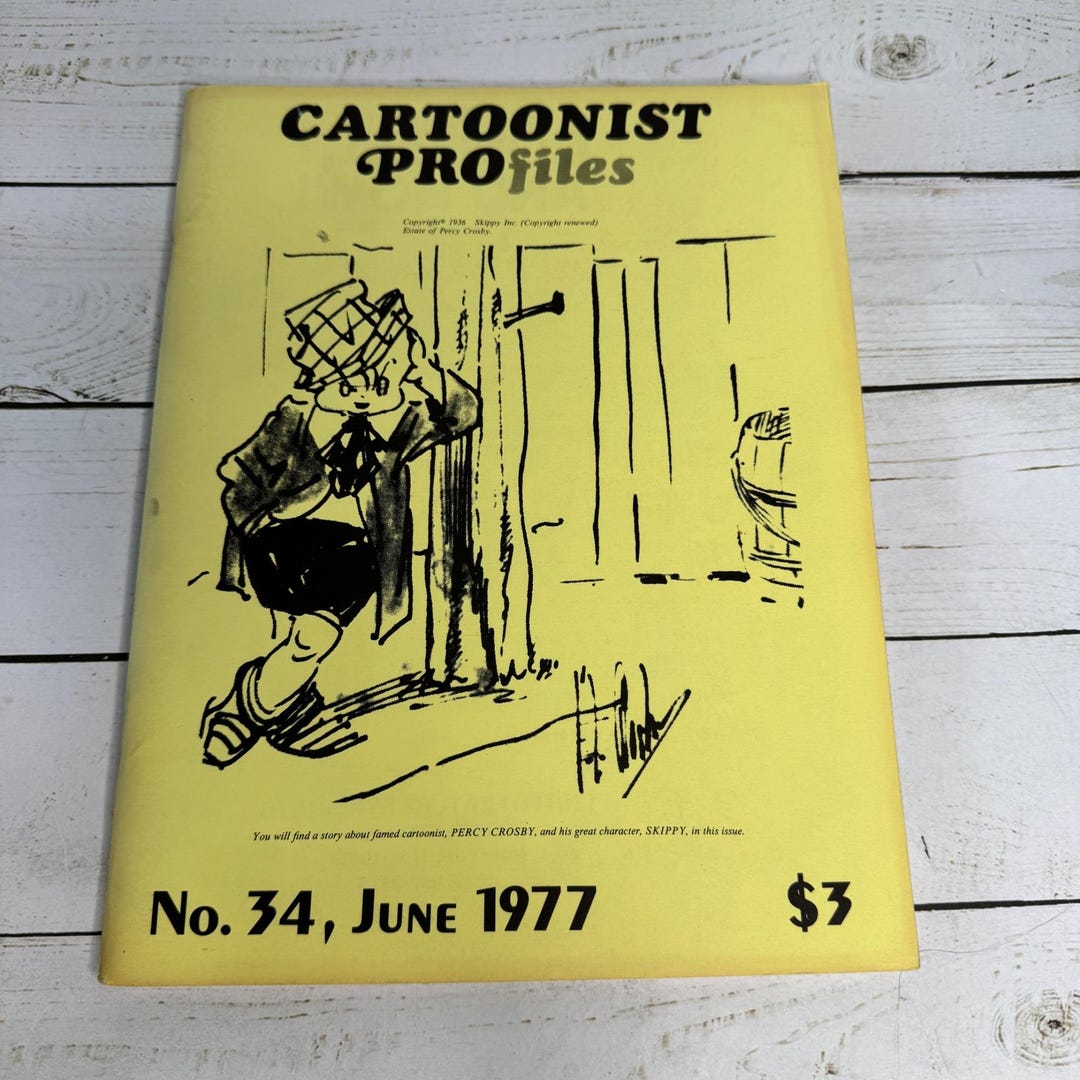 Cartoonist Profiles No. 34 June 1977 Cathy Guisewite Percy Crosby ...