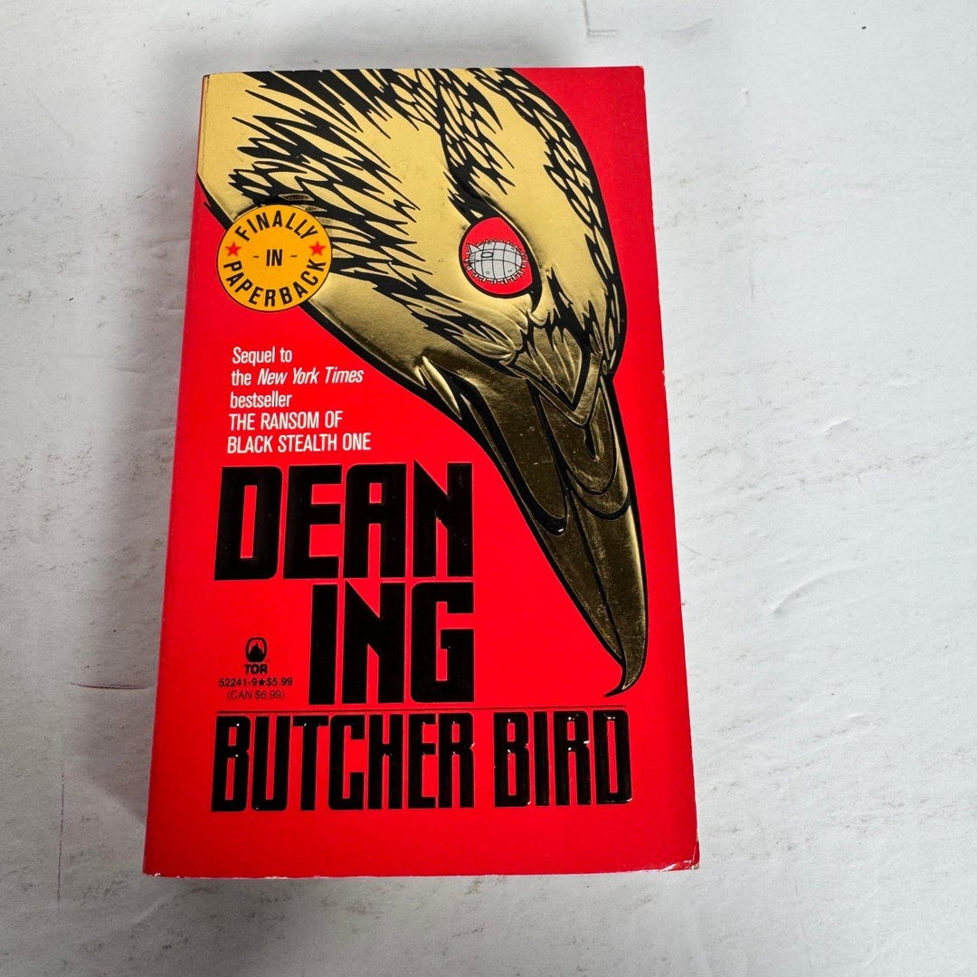 Butcher Bird Dean Ing 1994 First Mass Market Paperback Thriller TOR - Etsy