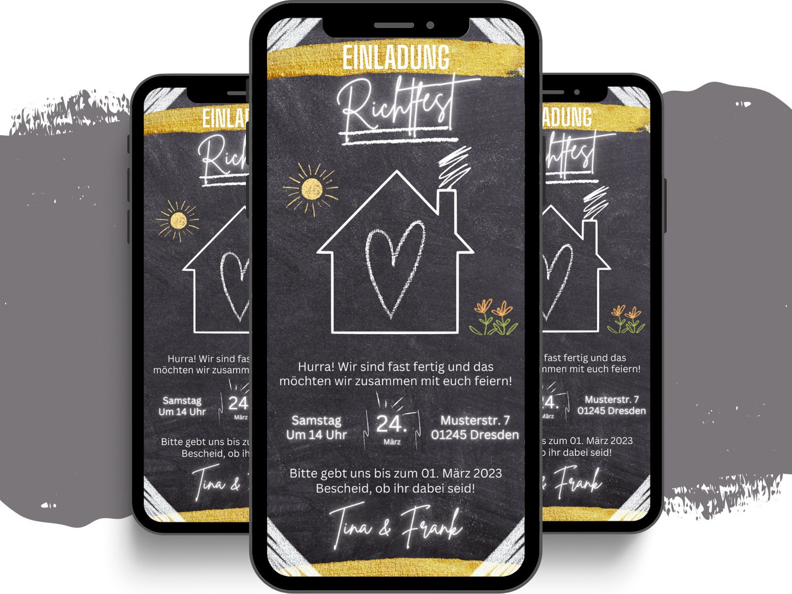 Ecard Topping-out Ceremony Invitation | Digital Whatsapp House ...