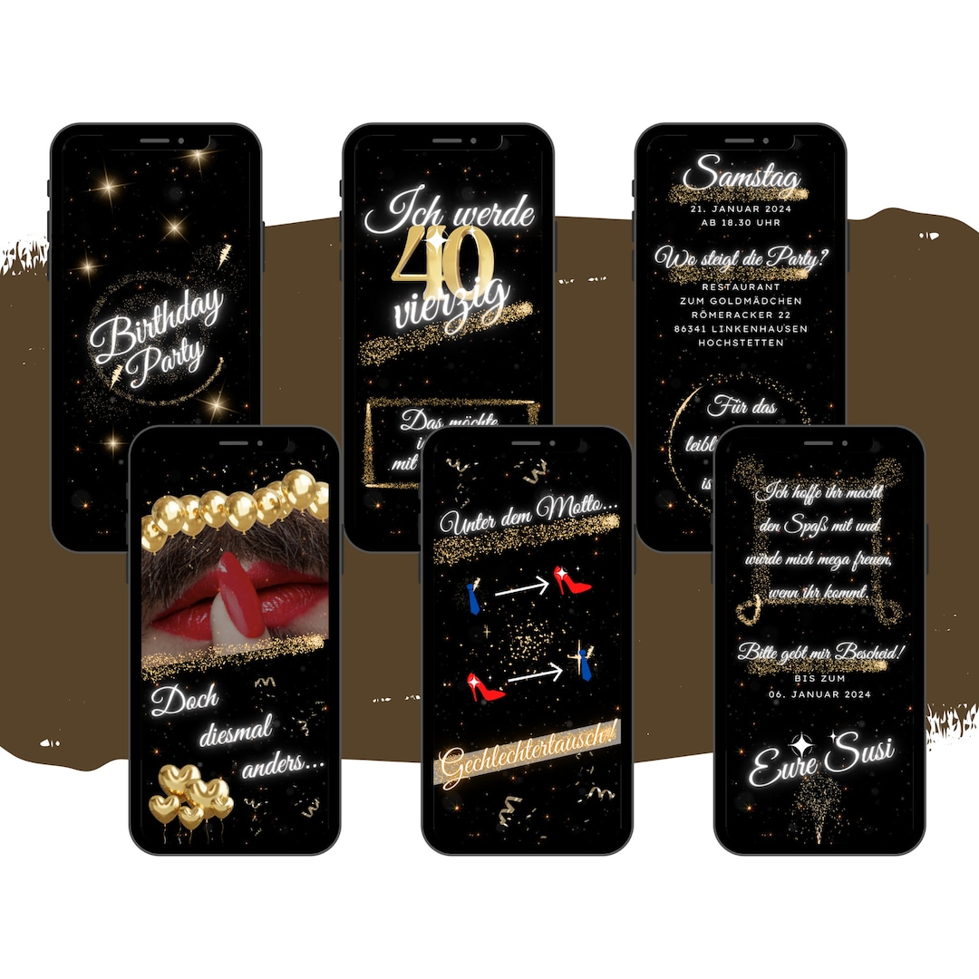 Ecard Theme Party Invitation | Digital Whatsapp Invitation Card ...