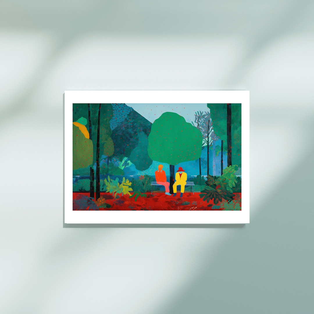 Victoria Park Art Print, Hackney London Cityscape, Signed Giclee - Etsy UK