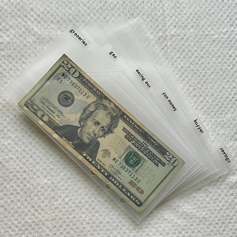 Cash Envelope Dividers - Etsy