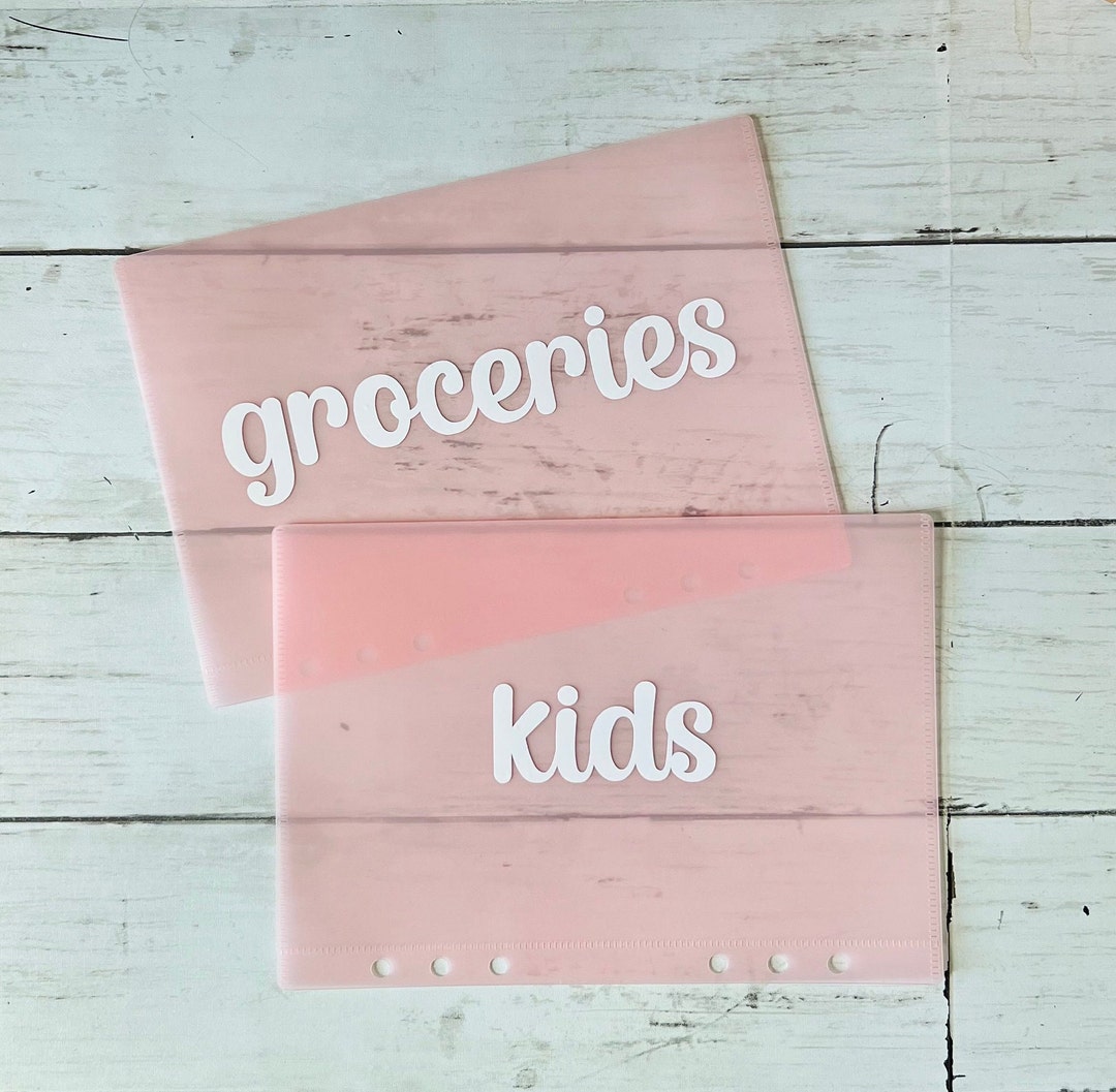 Custom A5 Cash Envelopes for A5 Binder, Cash Envelope Wallet, Cash ...