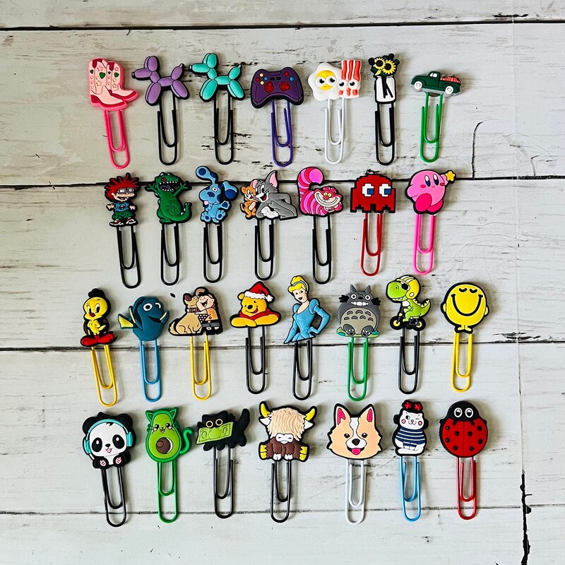 Acrylics on Binder Clips - Etsy