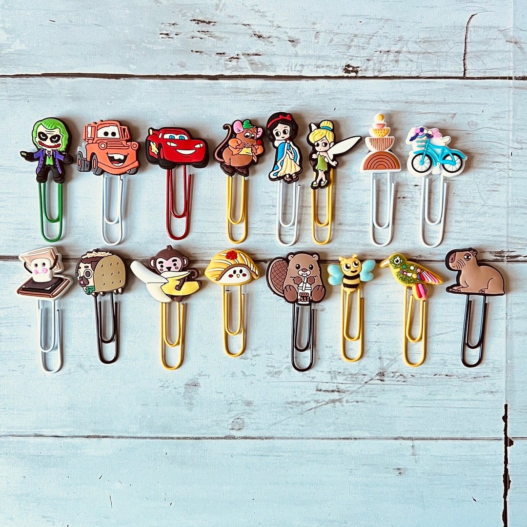Fun Themed Paperclips: Planner, Binder, Notebook Clips - Choose Two - Etsy