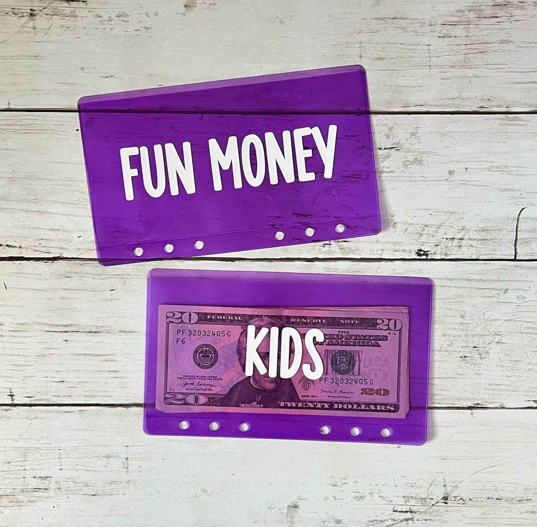 Personalized Purple Cash Envelopes for Budget Binder - Etsy