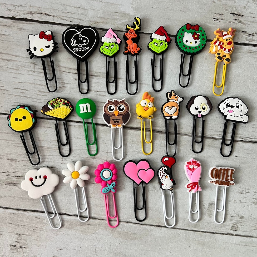 Paperclips | Choose Two | Planner Clips | Binder Clips | Notebook Clips ...