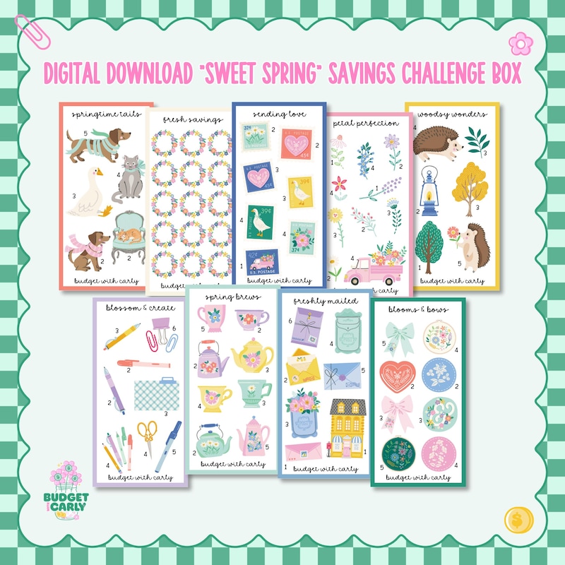 Printable Box Challenges - Etsy