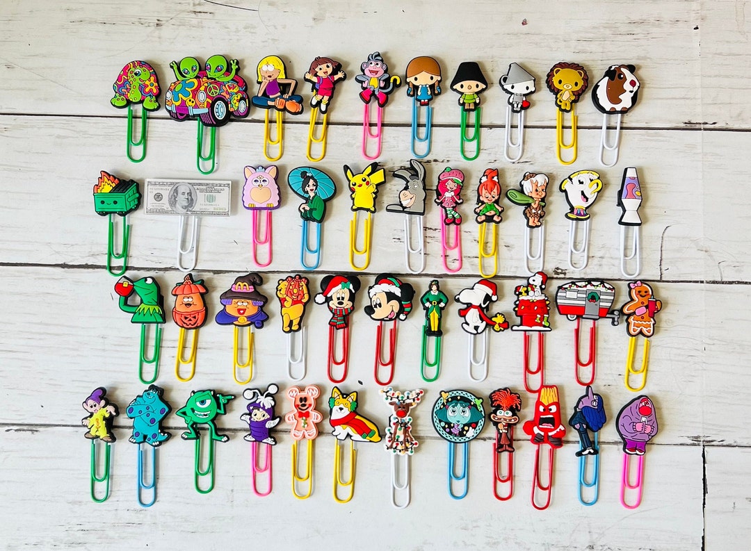 Fun Character Paperclips: Planner Clips, Binder Clips - Choose Two - Etsy