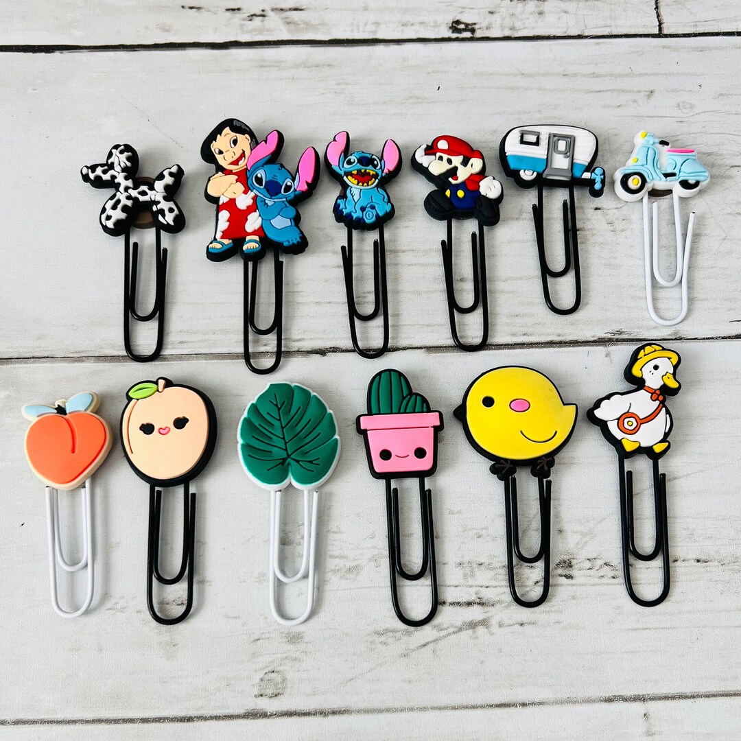 Paperclips Choose Two Planner Clips Binder Clips Notebook Clips ...