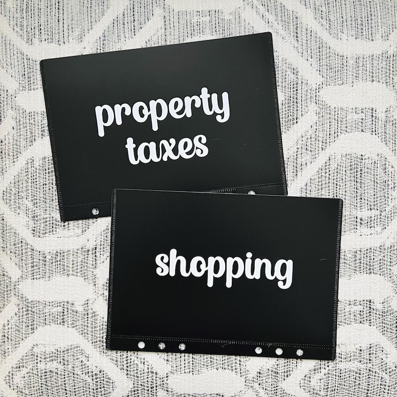 Red Zipper Cash Envelopes - Etsy