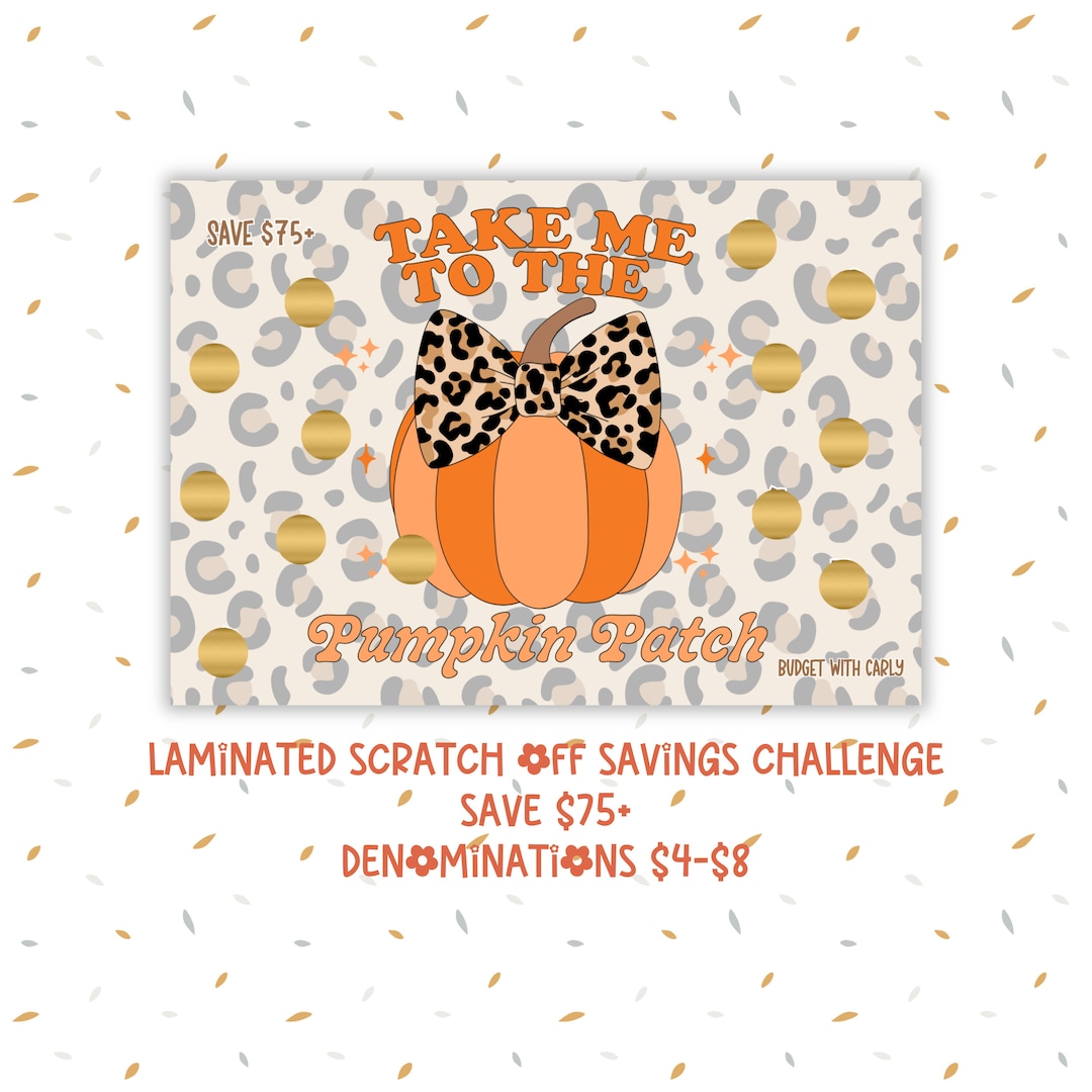 Fall Savings Challenge for Cash Stuffing | Saving Challenge for Savings ...