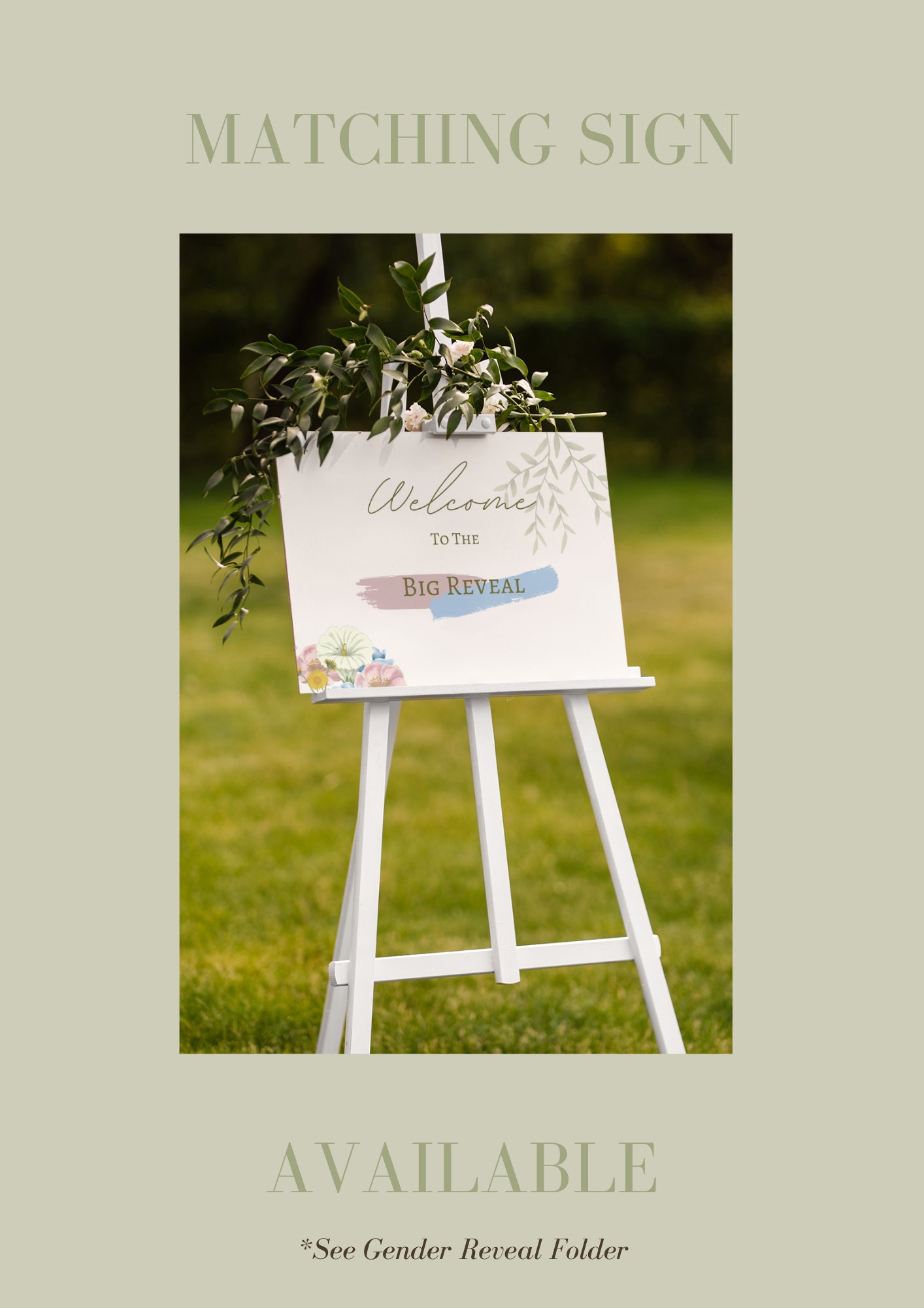 Printable Gender Reveal He or She Tally, He or She Sign for Gender ...