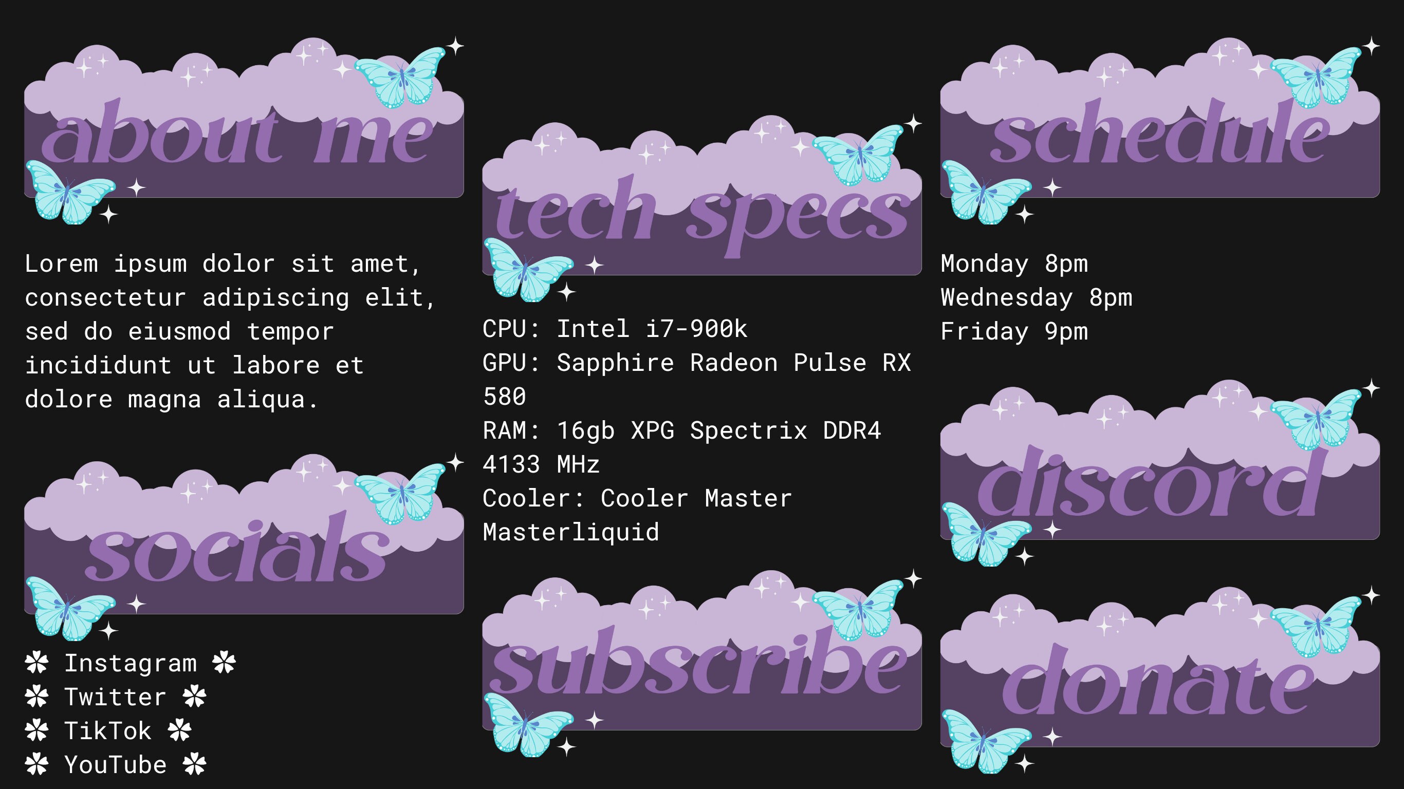 Purple Butterfly Panels - Etsy