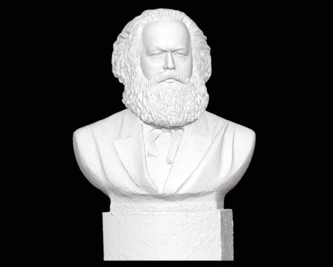 Karl Marx Bust, Karl Marx Statue, 3D Printed Statue, Size & Colour ...