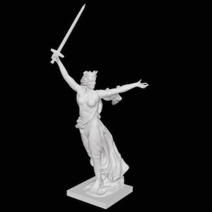 The Motherland Calls Monument in Russia, Soviet Monument, 3D Printed ...