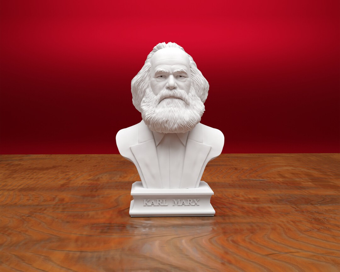 Karl Marx Bust, Karl Marx Statue, German Philosopher, 3D Printed Statue ...