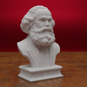 Karl Marx Bust, Karl Marx Statue, German Philosopher, 3D Printed Statue ...