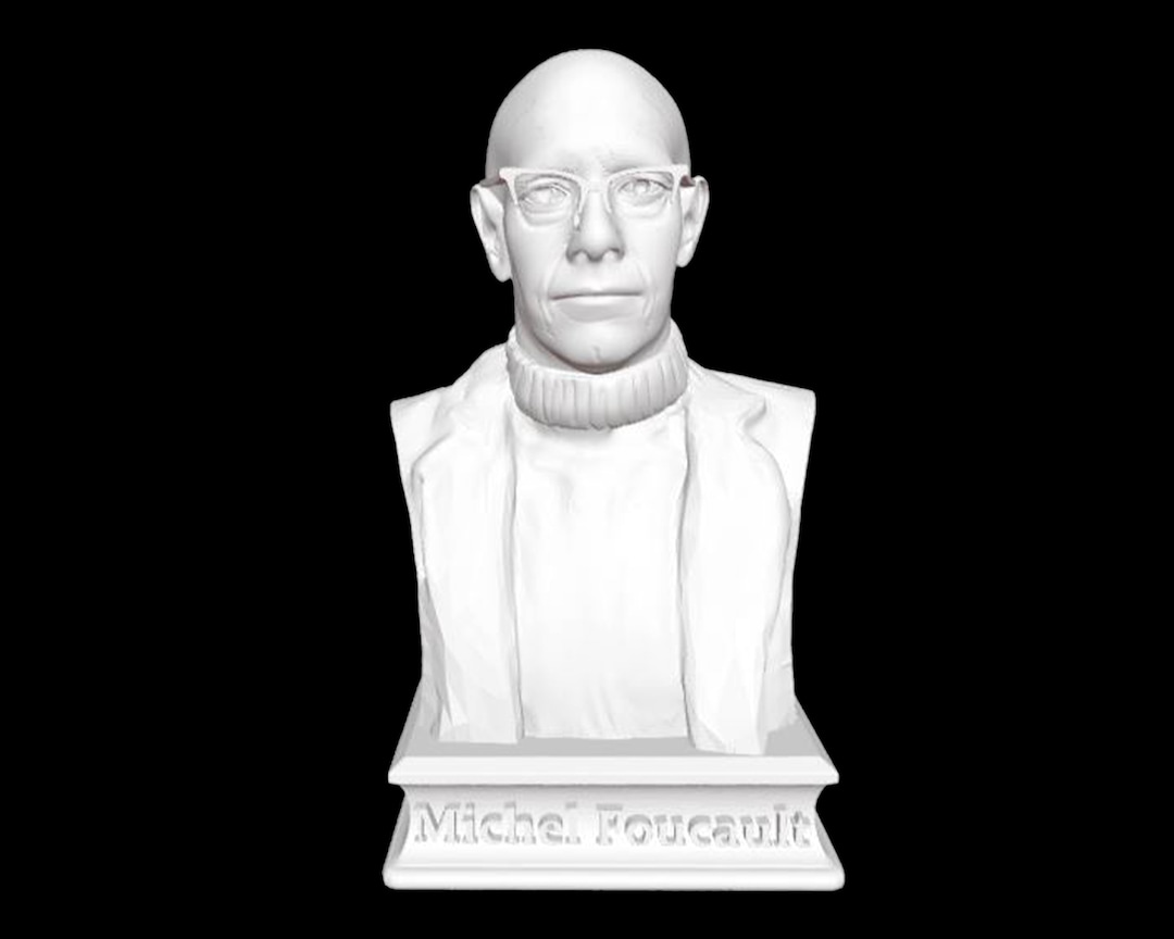 Michel Foucault Bust, Paul-michel Foucault Sculpture, French ...