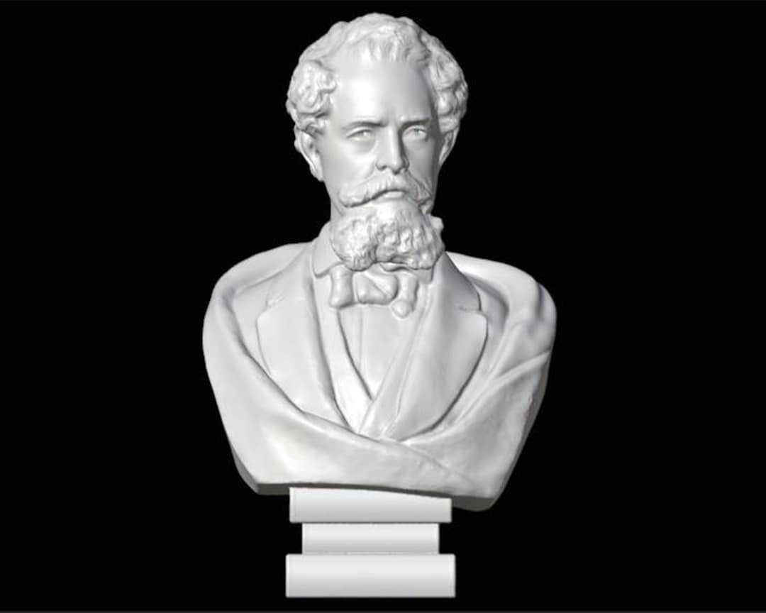 Charles Dickens Bust, Charles Dickens Statue, Dickens Sculpture ...