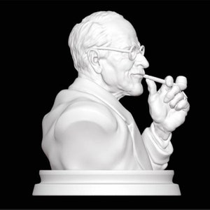 Carl Gustav Jung Nust, Carl Jung Statue, Jung Sculpture, Psychoanalyst ...
