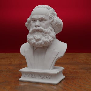 Karl Marx Bust, Karl Marx Statue, German Philosopher, 3D Printed Statue ...