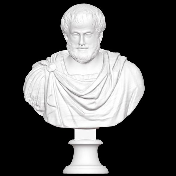 Bustos de sócrates, aristóteles y platón, estatuas de filósofos griegos ...