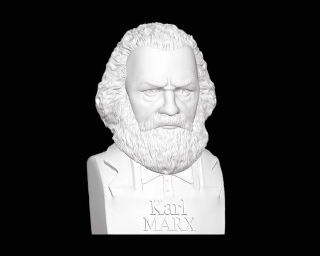 Karl Marx Bust, Karl Marx Statue, German Philosopher, 3D Printed ...
