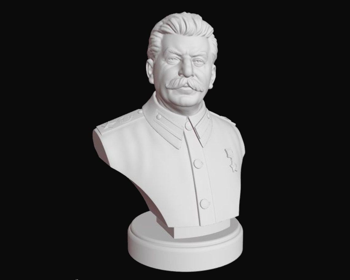 Stalin Bust Josef Stalin Stalin Statue Socialist Art 3D - Etsy