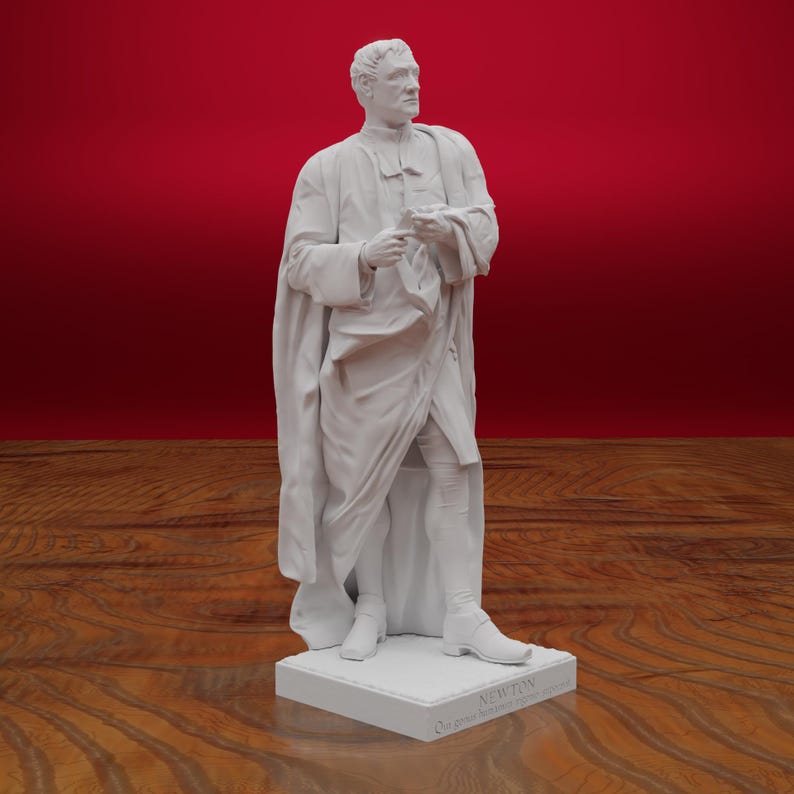 Isaac Newton Sculpture: Cambridge University Statue, 3D Printed - Etsy