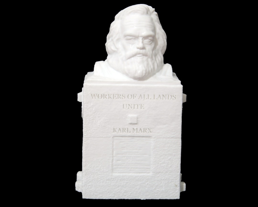 Karl Marx Bust Karl Marx Statue 3D Printed Statue Tomb of - Etsy