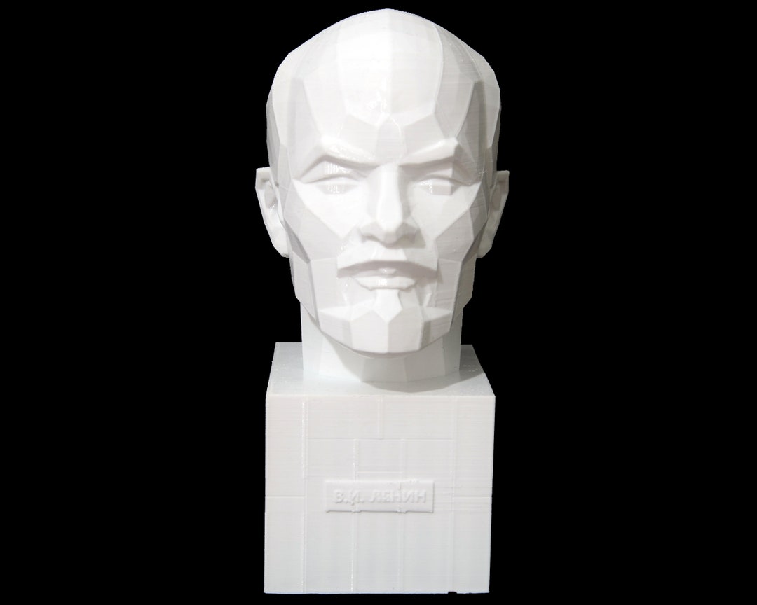 Vladimir Lenin, Cubic Lenin Bust, Modernism, 3D Printed Scuplture ...