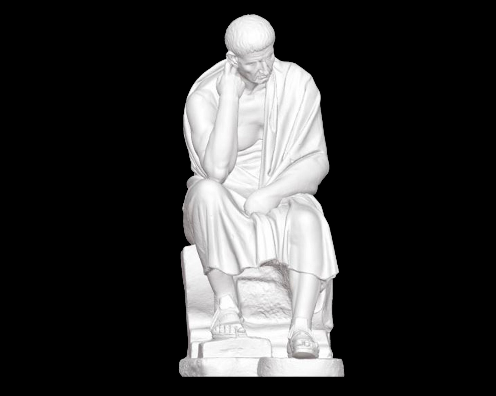 Statue of a Seated Philosopher, the Thinker Sculpture, Philosophy ...