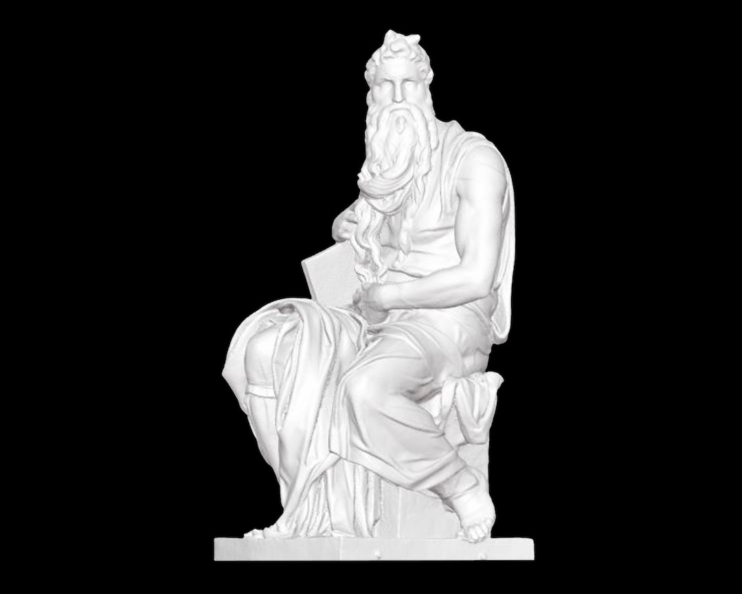 Moses Bust, Moses Sculpture, Moses Statue, Jewish Sculpture, Judaism ...