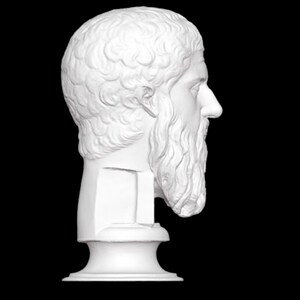 Plato Bust, Plato Statue, Famous Ancient Greek Philosopher, 3D Printed ...
