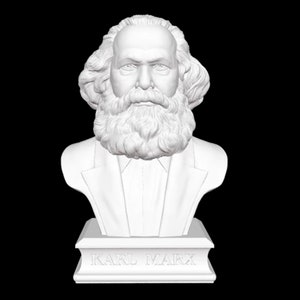 Karl Marx Bust, Karl Marx Statue, German Philosopher, 3D Printed Statue ...