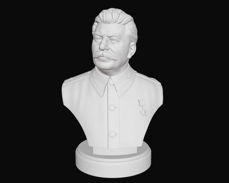 Stalin Bust Josef Stalin Stalin Statue Socialist Art 3D - Etsy