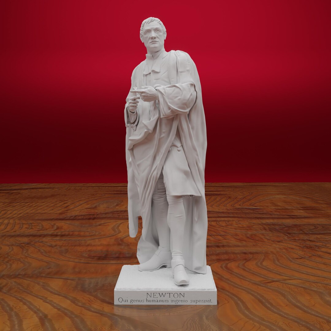 Isaac Newton Sculpture: Cambridge University Statue, 3D Printed - Etsy