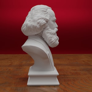 Karl Marx Bust, Karl Marx Statue, German Philosopher, 3D Printed Statue ...