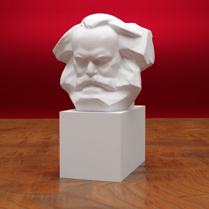 Karl Marx 'nischel' Statue, 3D Printed Monument - Etsy