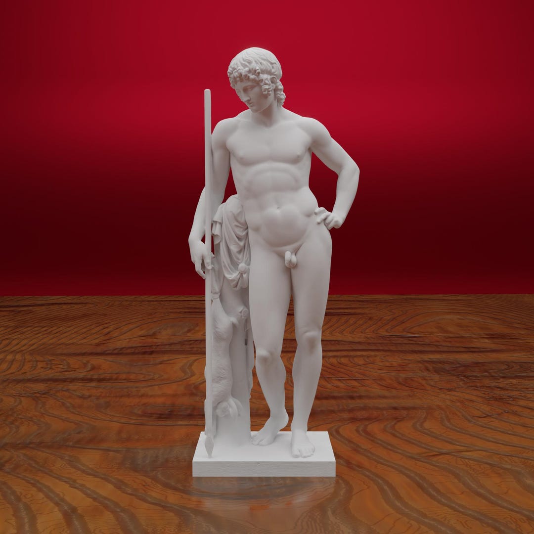 Adonis Statue, Adonis Sculpture, Ancient Statue, 3D Printed Statue, Size & Colour Options - Etsy