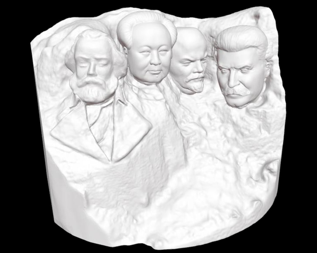 Communist Leaders 3D Printed Statue, Marx, Lenin, Stalin, Mao - Etsy