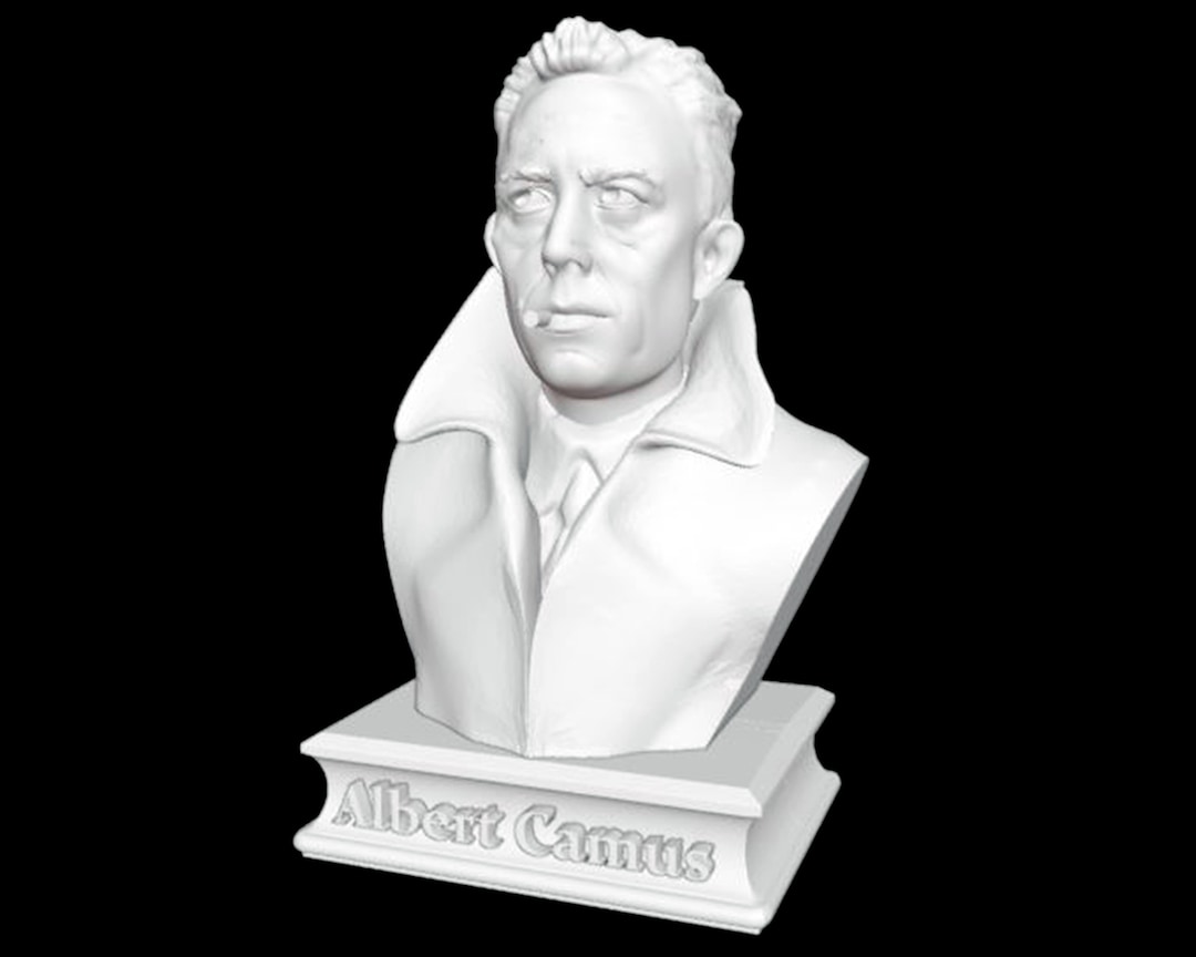 Albert Camus Bust, Albert Camus Statue, Camus Sculpture, French ...
