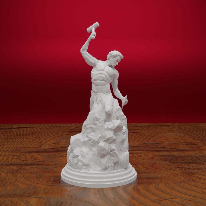 Self-made Man, Self-carved Man, Body Transformation, 3D PRINTED ...