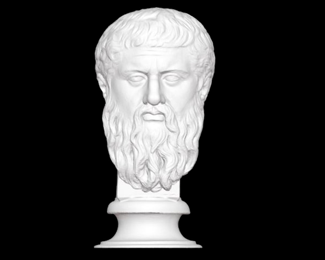 Plato Bust, Plato Statue, Famous Ancient Greek Philosopher, 3D Printed ...